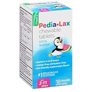 Amazon.com : Pedia-Lax Children's Chewable Magnesium Hydroxide Laxative ...