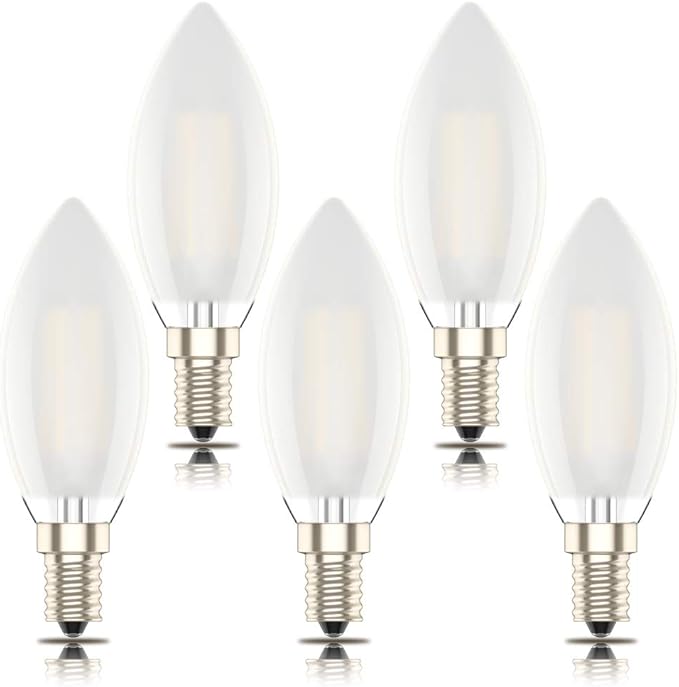 Phoenix LED E14 Dimmable Candle Bulbs, Small Edison Screw, C35 SES ...