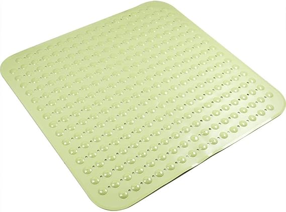 Weiche Duschmatte 80 x 80 cm für Duschzimmer, Anti-Fungal Saugnapf ...