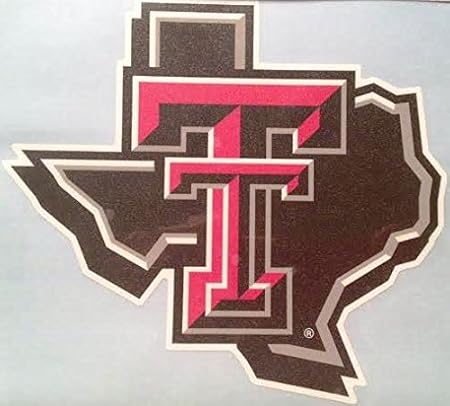 Amazon.com: Texas Tech State Car Decal - Red Raiders Auto Window ...