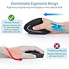 Ergonomic Vertical Mouse,KKUYI Upgraded Rechargeable Optical Wireless ...