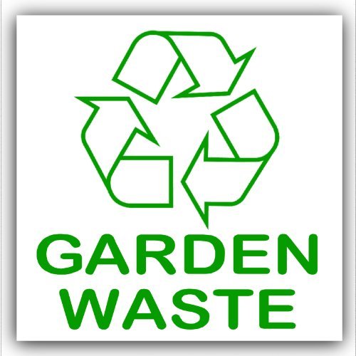 Recycling bin sticker Food waste - Self Adhesive Label ...: Amazon.co ...