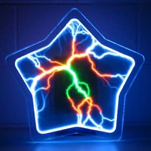 Luminglas 16" Star Shape Plasma Illumination Display Set Multiple Color ...