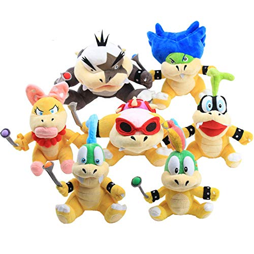 Buy dingtian Plush toy 7pcs/set 18-23cm Mario Bowser / Koopa Plush Doll Toys Lemmy Roy Morton ...