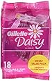 Amazon.com: Gillette Daisy Women's Disposable Razor, 18 Count , Womens ...