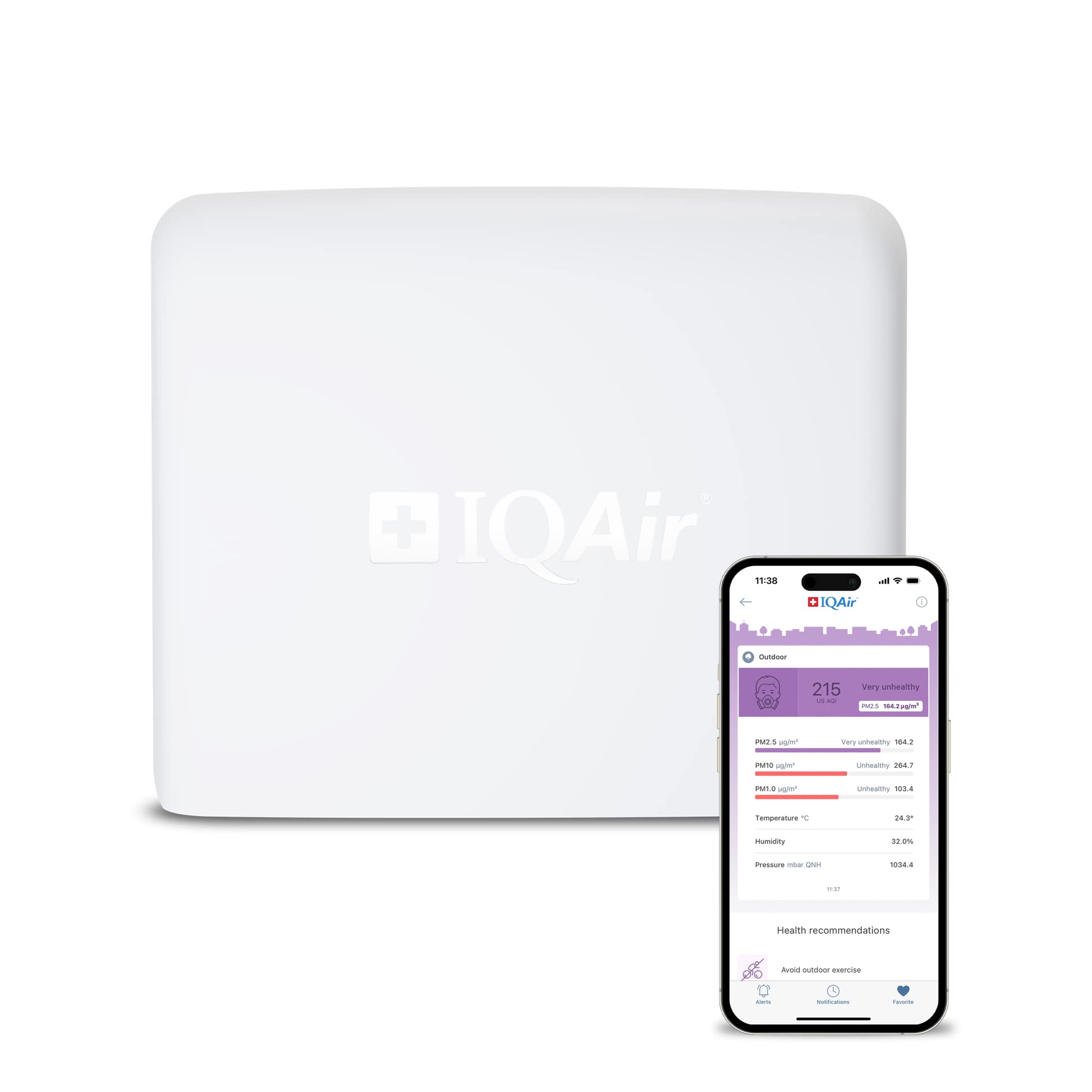 Mua AirVisual Outdoor – Outdoor Air Quality Monitor, Detects PM1, PM2.5 ...