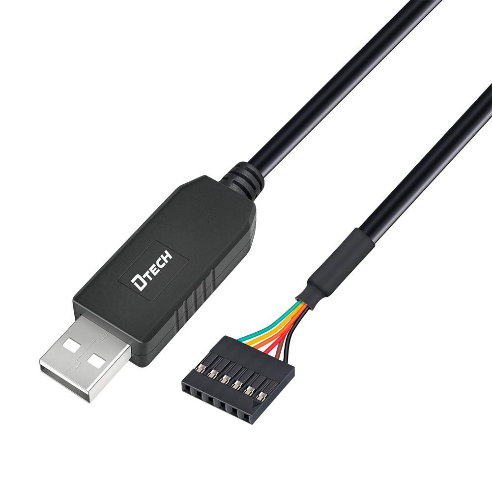 Mua DTECH USB TTL Serial Converter Cable 5V 1m FTDI Chipset 6Pin 2.54mm ...