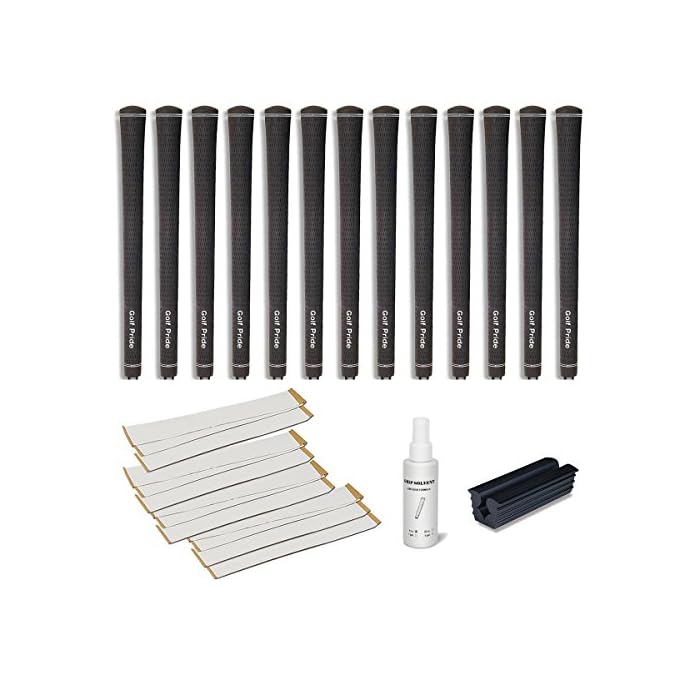 Buy Golf Pride Tour Velvet Undersize 0.560 Ribbed - 13 pc Golf Grip Kit ...