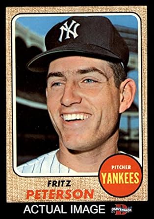 Amazon.com: 1968 Topps # 246 Fritz Peterson New York Yankees (Baseball ...