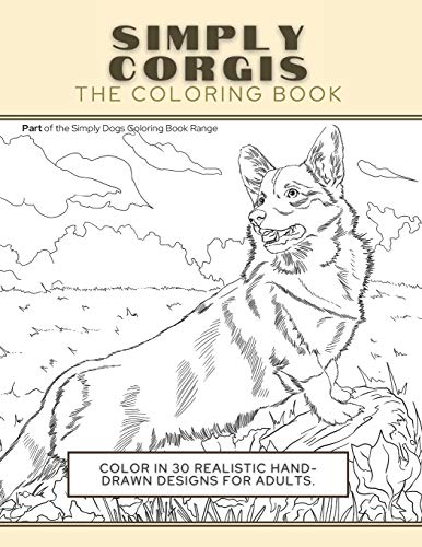 Amazon.com: Simply Corgis: The Coloring Book: Color In 30 Realistic ...