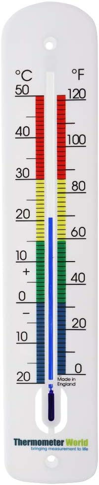 Large Outdoor Thermometer 380 mm Long - Garden Thermometer Outdoor Made ...