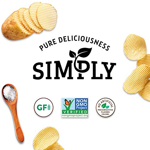 Simply Ruffles Potato Chips, Sea Salt, 8 Ounce | Pricepulse