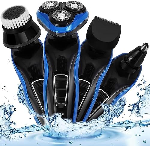 سعر LinJie Men's Electric Shavers,4 In 1 Electric Razors For Men,USB Charging Waterproof مكينة ...