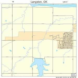 Amazon.com: Large Street & Road Map of Langston, Oklahoma OK - Printed ...