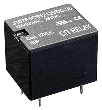 CIT Relay & Switch J107F1CS1212VDC.36: Amazon.com: Industrial & Scientific