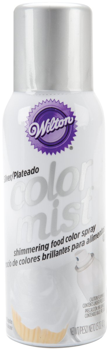 Wilton 710-5521 Metallic Color Mist Spray 1.5oz, Silver