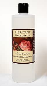 Amazon.com: Heritage Multimedia Acrylic Extender Medium : Arts, Crafts ...