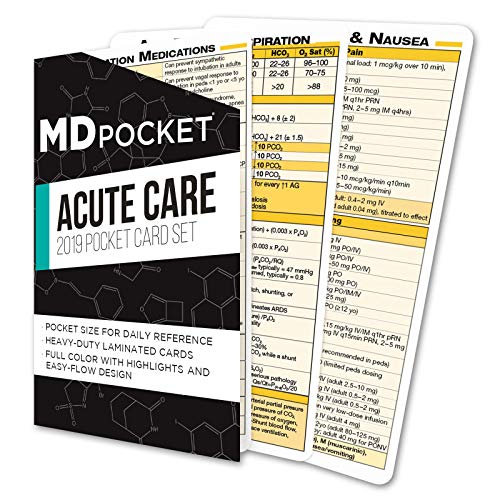 MDpocket® Acute & Critical Care Card Set - Want It All