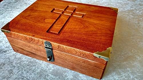 Amazon.com: Cherry Bible Box Book Box or Keepsake Box: Handmade
