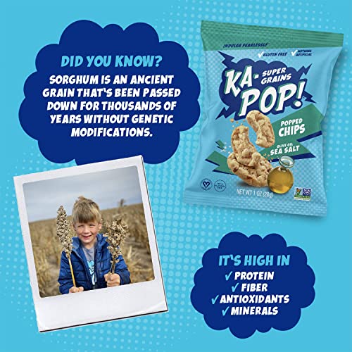Ka-Pop! Popped Chips - Olive Oil & Sea Salt - Gluten, Corn and Dairy ...