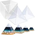 Amazon.com: RESINWORLD Super Large Clear Silicone Pyramid Molds for ...
