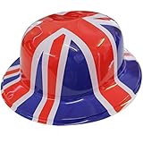 union jack plastic bowler hat: Amazon.co.uk: Clothing
