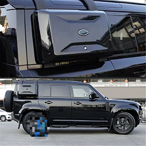 Black Exterior Side Mounted Gear Carrier Box & Roof Rails Fit for New ...