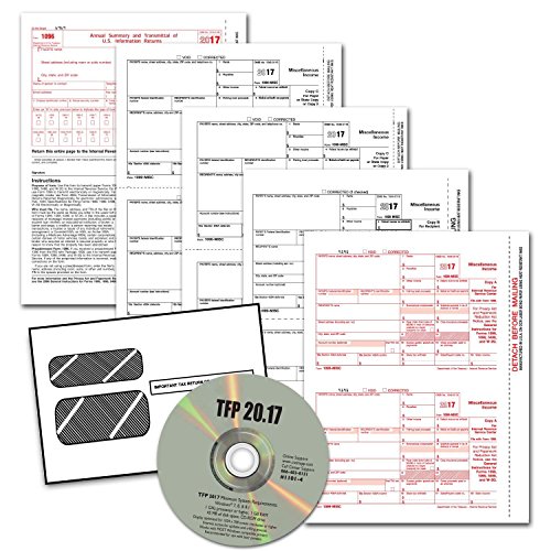 Купить Tangible Values 1099 Misc Laser Forms (4-Part) Kit with ...