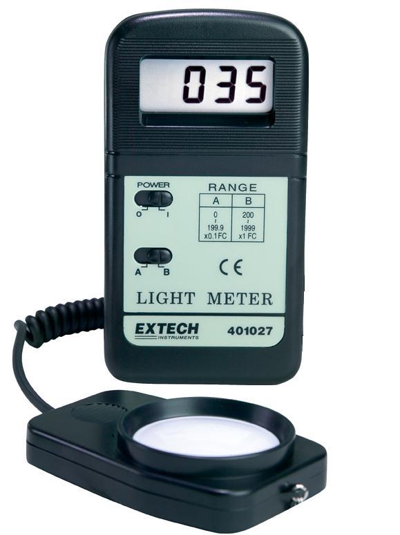 Extech 401025 Foot Candle/Lux Light Meter : Amazon.ca: Electronics