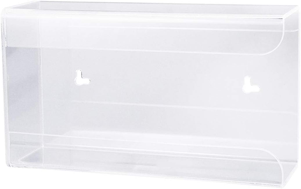 Hemobllo Clear disposable gloves storage box transparent wall mounted ...