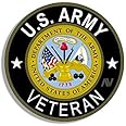 Amazon.com - AV U.S Army Veteran Sticker, Military Decal, Department of ...