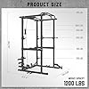 MAJOR LUTIE Power Cage, PLM05 All-In-One 1200LBS Power Rack with LAT ...