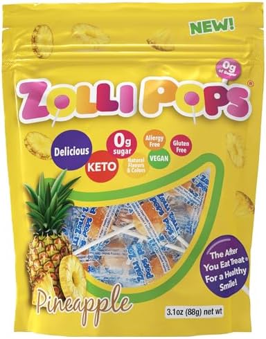 Zollipops Clean Teeth Lollipops | Anti-Cavity, Sugar Free Candy with ...