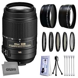 Amazon.com : Nikon AF-S Nikkor 55-300mm f/4.5-5.6G ED VR Zoom Lens with ...