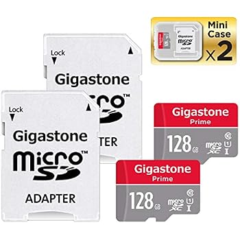 Amazon.com: Gigastone Micro SD Card 128GB 2-Pack MicroSD HC U1 C10 with ...