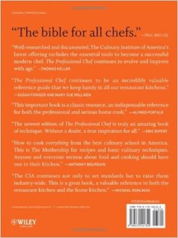 The Professional Chef: The Culinary Institute of America (CIA ...