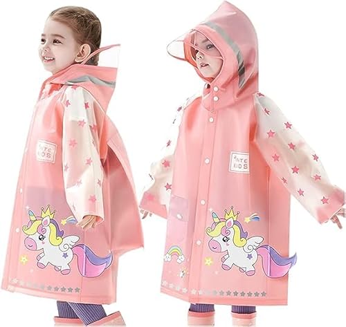 سعر Kids Raincoats, Waterproof Rain Poncho Jacket Hooded Rain Poncho Toddler Boys Girls Rain ...