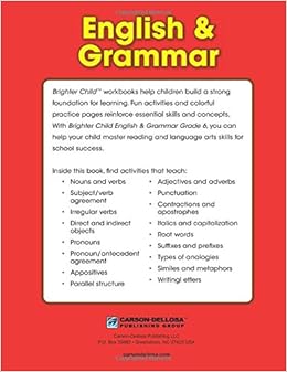 English & Grammar Workbook, Grade 6 (Brighter Child Workbooks ...