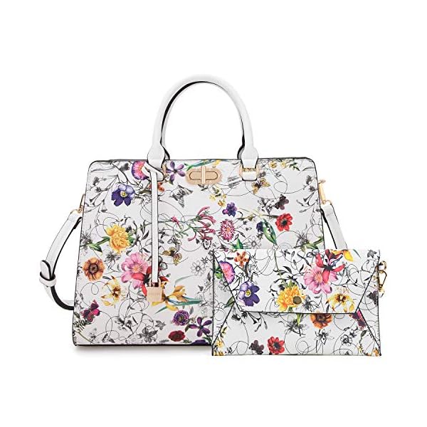 Marco M Kelly Women's Satchel Handbags Top Handle Stylish Purse Vegan ...