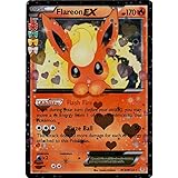 Amazon.com: Pokemon - Flareon-EX (RC28) - Generations - Holo : Toys & Games