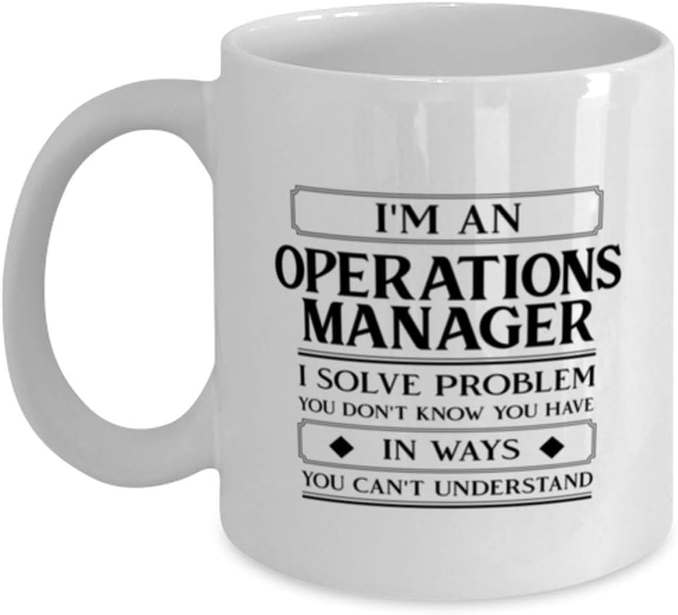 Amazon.com: Operations manager Awesome 11oz Coffee Mug Gifts Ideas for ...