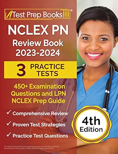 NCLEX PN Review Book 2023 - 2024: 3 Practice Tests (450+ Examination ...