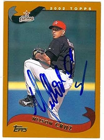 Nelson Cruz autographed Baseball Card (Houston Astros) 2002 Topps #257 ...
