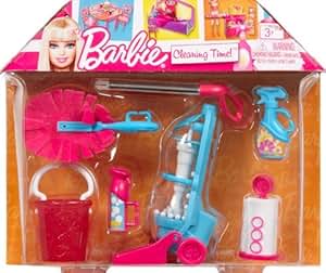 Amazon.com: Barbie Accessories - Cleaning Time: Toys & Games