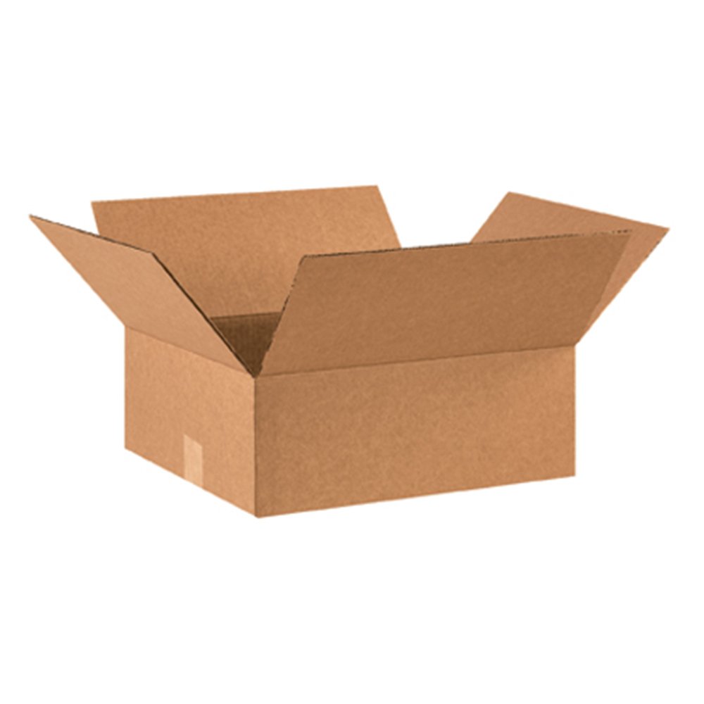 Amazon.com: Aviditi 16146 Flat Corrugated Cardboard Box 16" L x 14" W x ...
