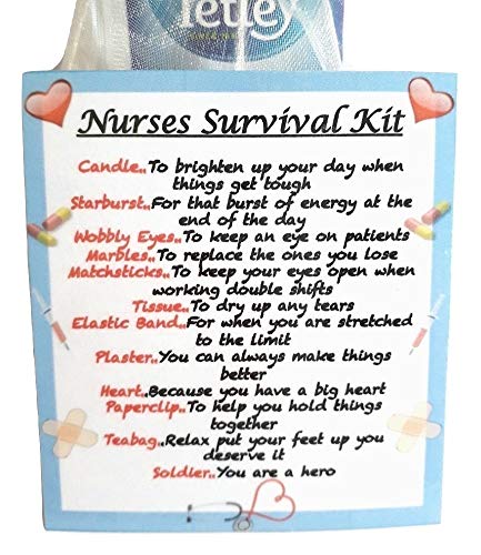 Nurse Survival Kit Card And More Student Nurse Keepsake Nurse 