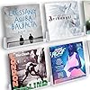 Clear Vinyl Record Shelf Wall Mount for 7 inch CD DVD Single EP LPs Acrylic Album Records ...