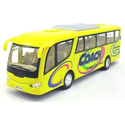 Buy Toysz Coach Toy Bus For Kids - Yellow Online at Low Prices in India ...