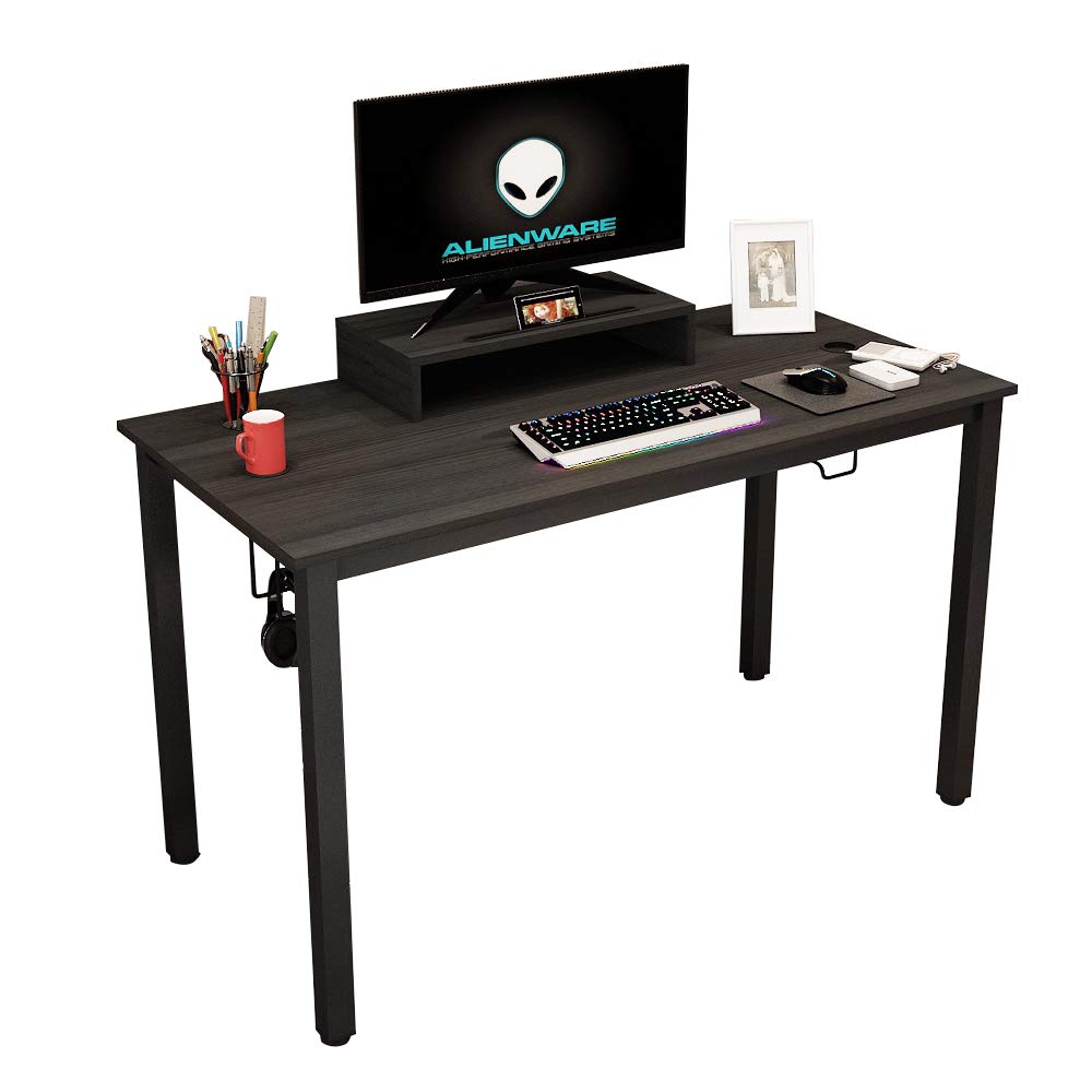 DlandHome 120 * 60cm PC Gaming Table Bureau pour Ordinateur de Jeu avec ...