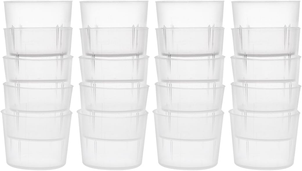 sourcingmap Measuring Cup 15ml PP Plastic Graduated Beaker Transparent ...